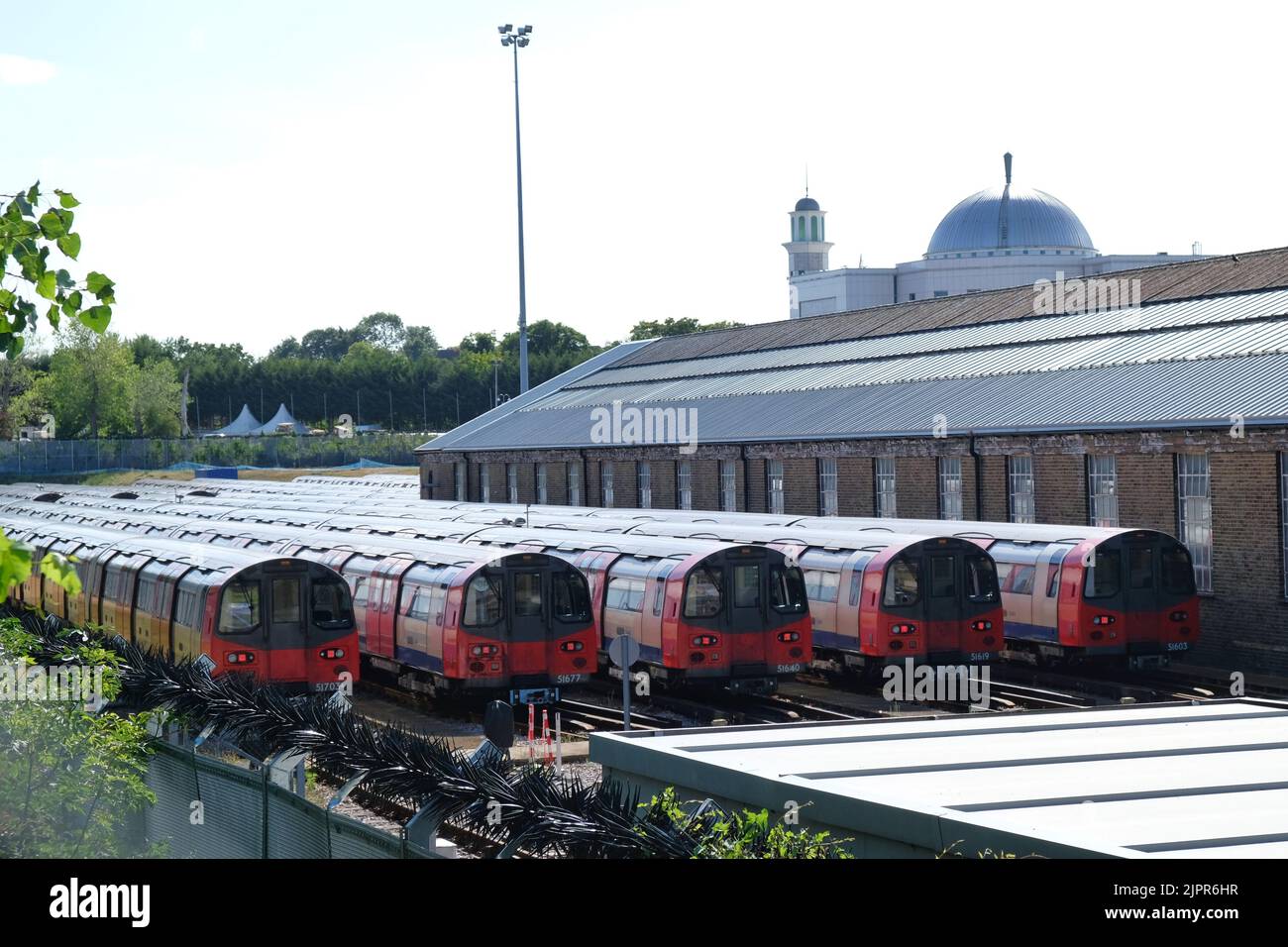 London underground depot hi-res stock photography and images - Alamy