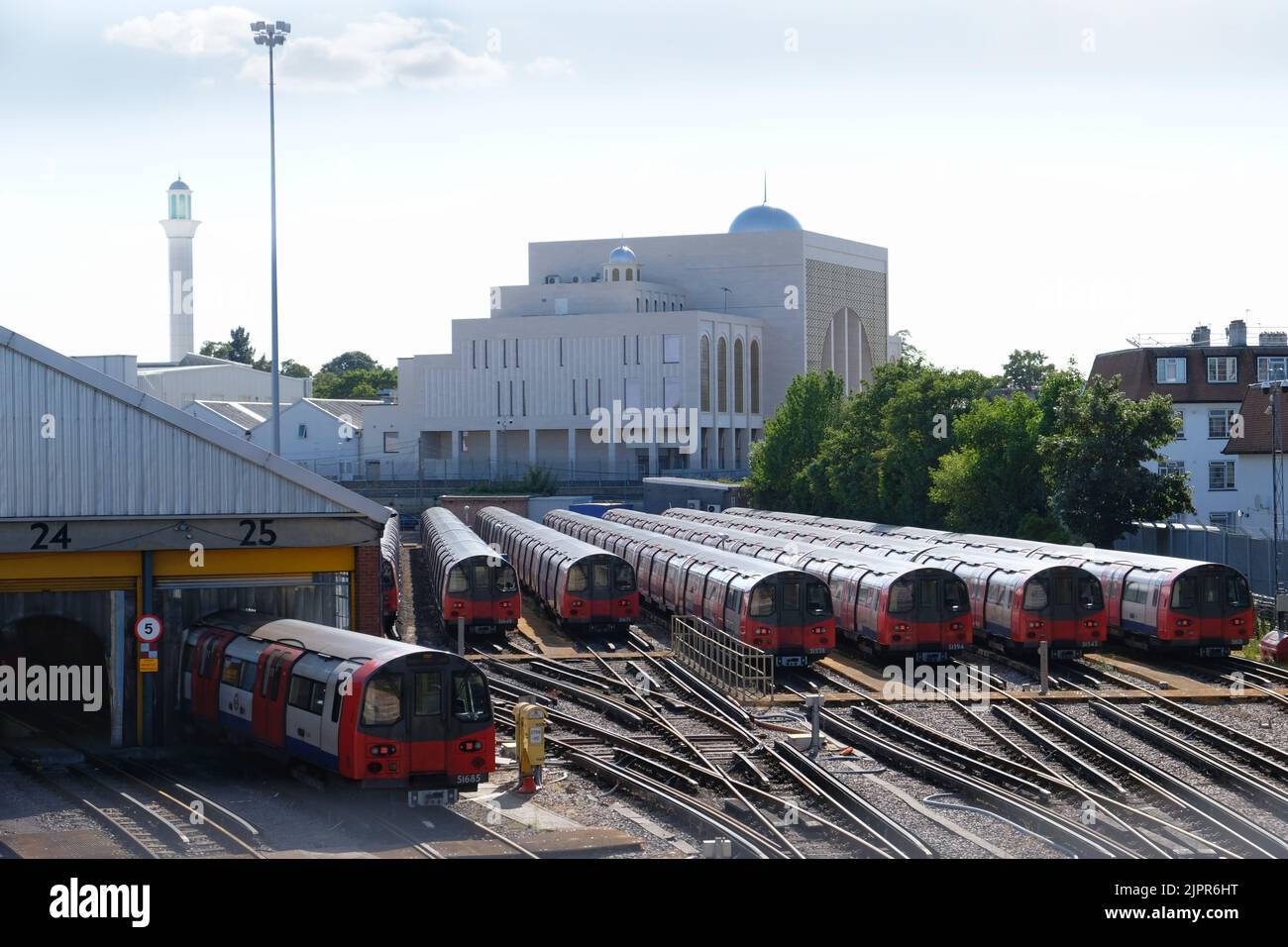 London underground depot hi-res stock photography and images - Alamy