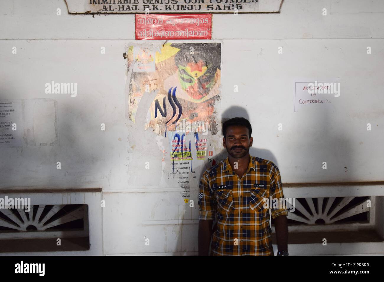 India college boy posing for a photo at college Stock Photo - Alamy