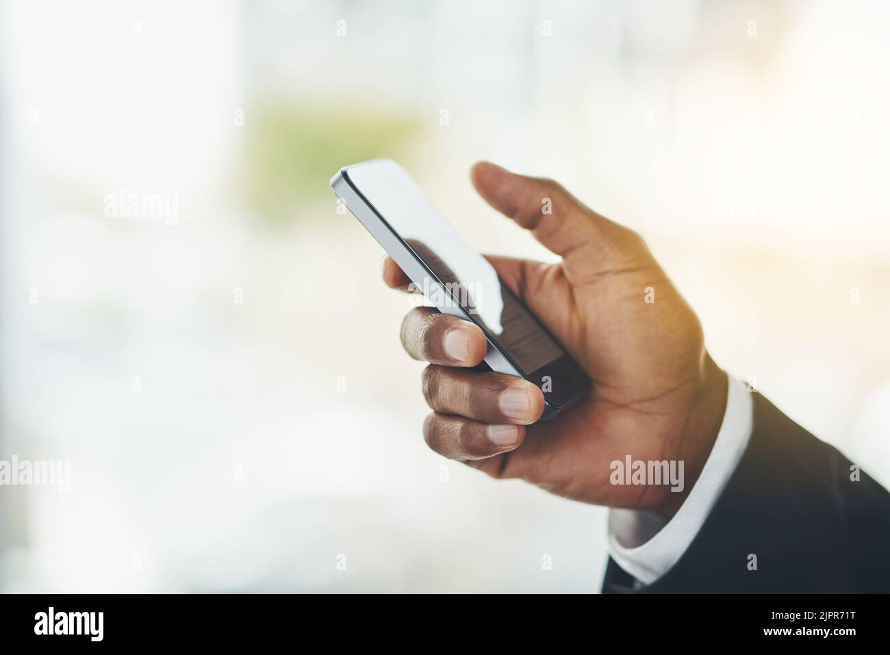 Reach out and grab success in your own hands. Closeup shot of an ...