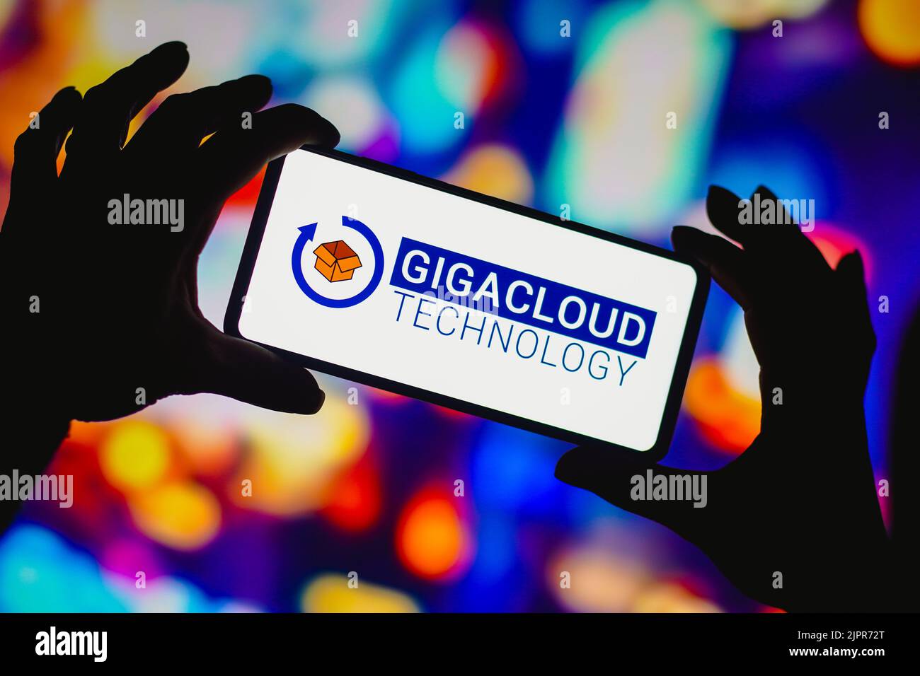Brazil. 19th Aug, 2022. In this photo illustration, the GigaCloud ...