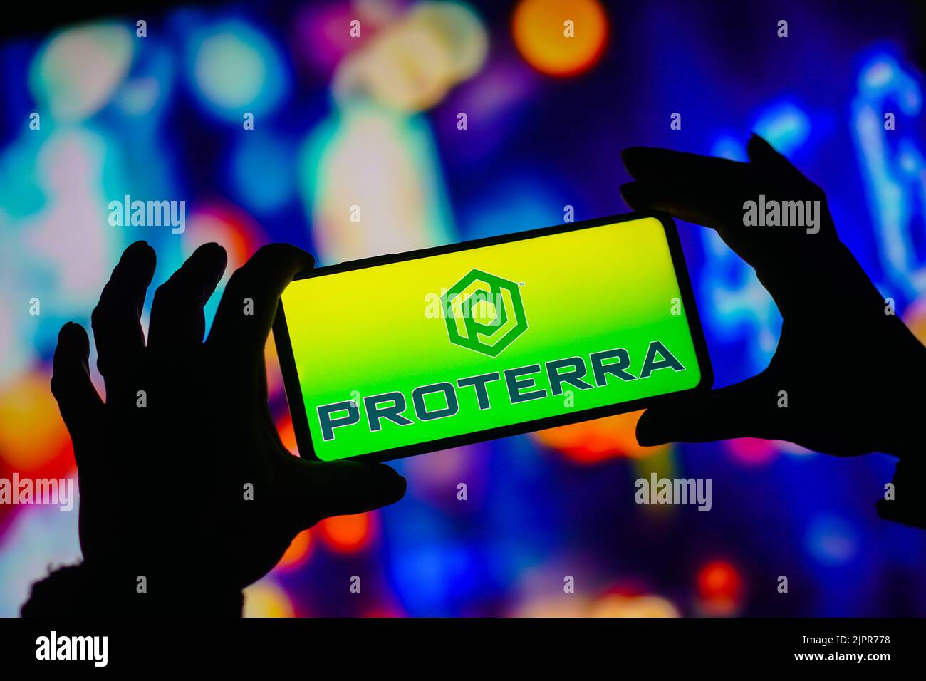 Brazil. 19th Aug, 2022. In this photo illustration, the Proterra logo ...
