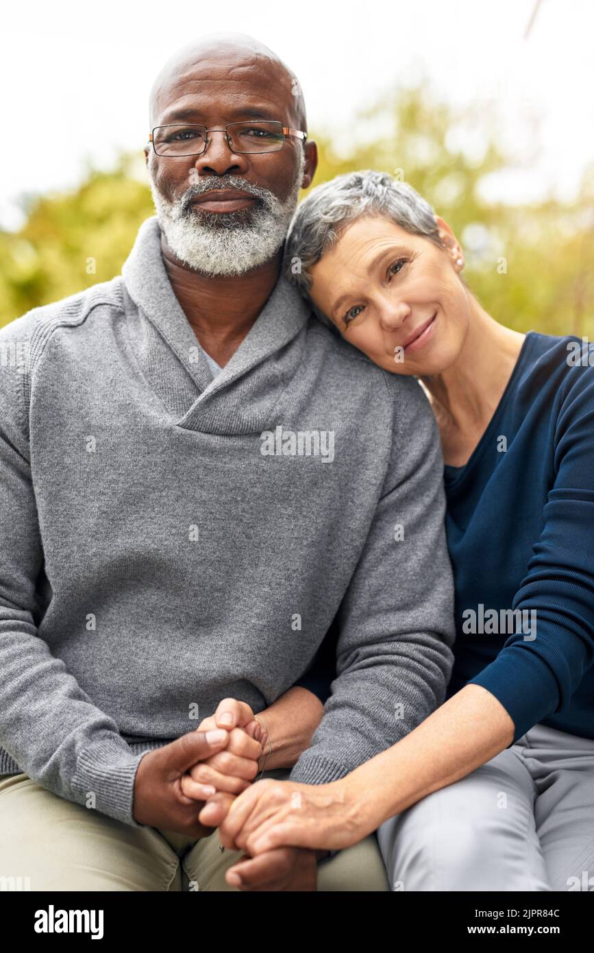 Hes my everything. Cropped portrait of an affectionate senior couple ...