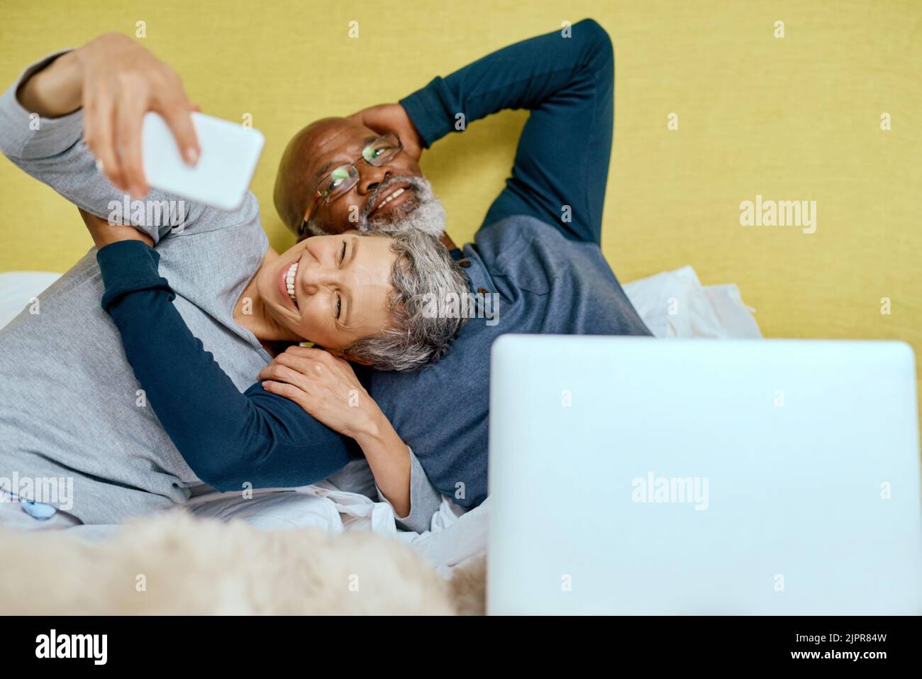 Fun times indoors with the love of my life. a senior married couple ...