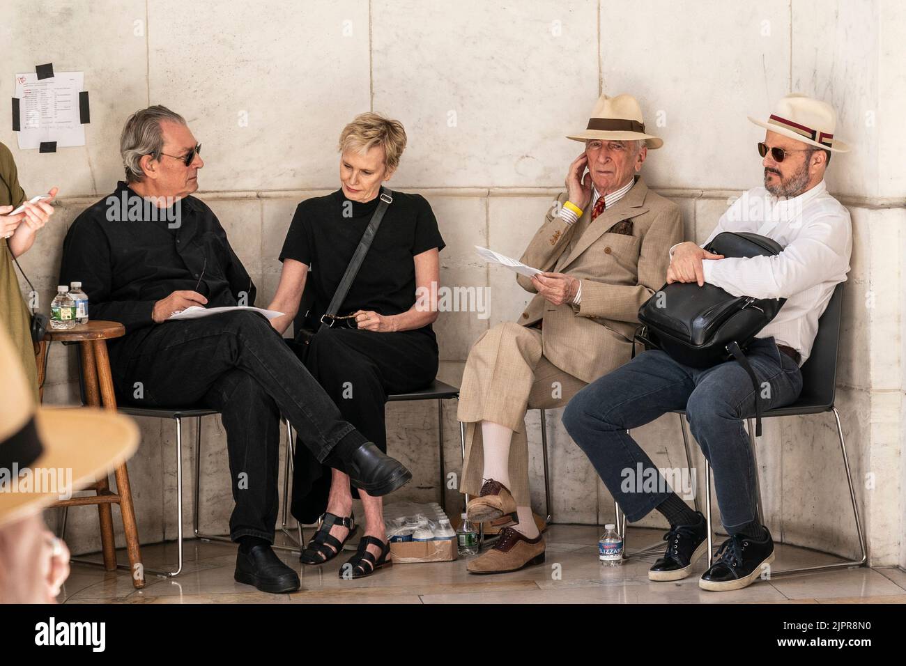 New York, NY - August 19, 2022: Paul Auster, Siri Hustvedt, Gay Talese ...