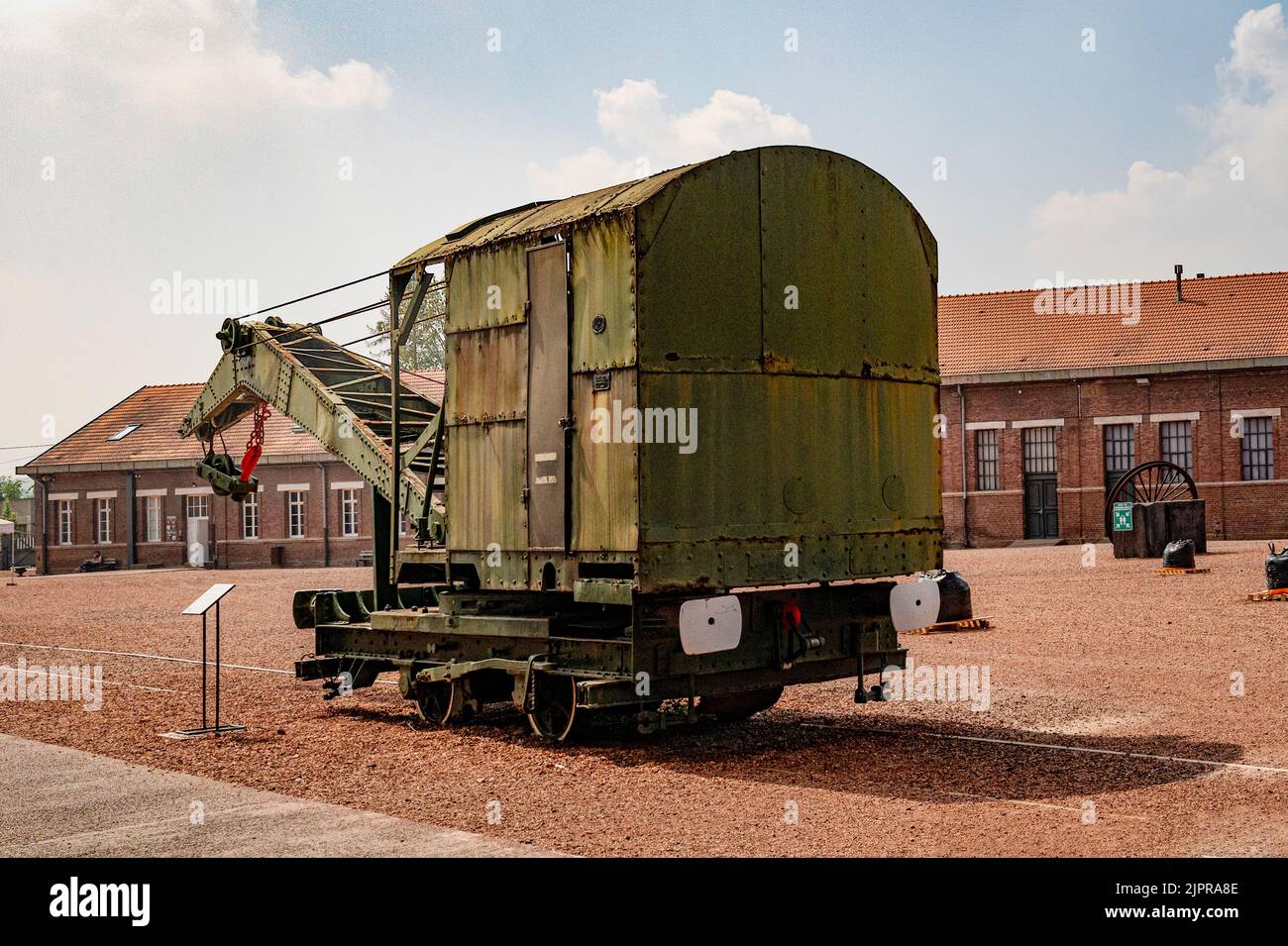 The courtyard of France’s largest mining museum Centre Historique ...