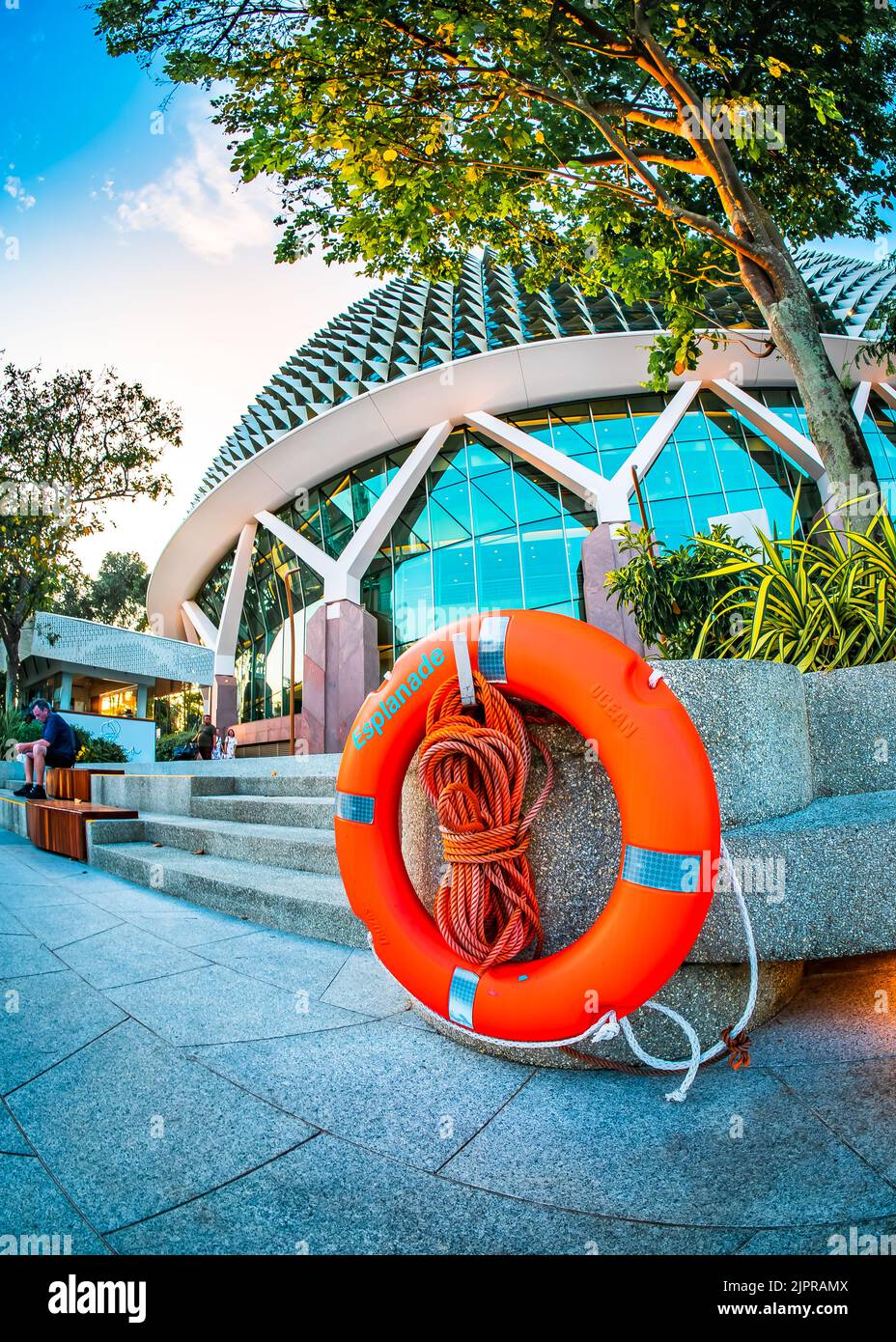 Esplanade Theatres is a performing arts centre located in Down town ...