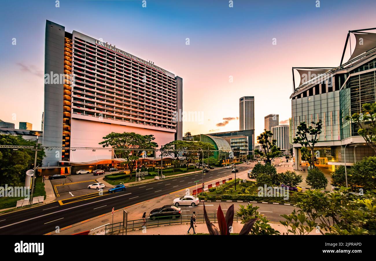 Marina Square, Parkroyal Collection Marina Bay Hotel and Suntec City in ...