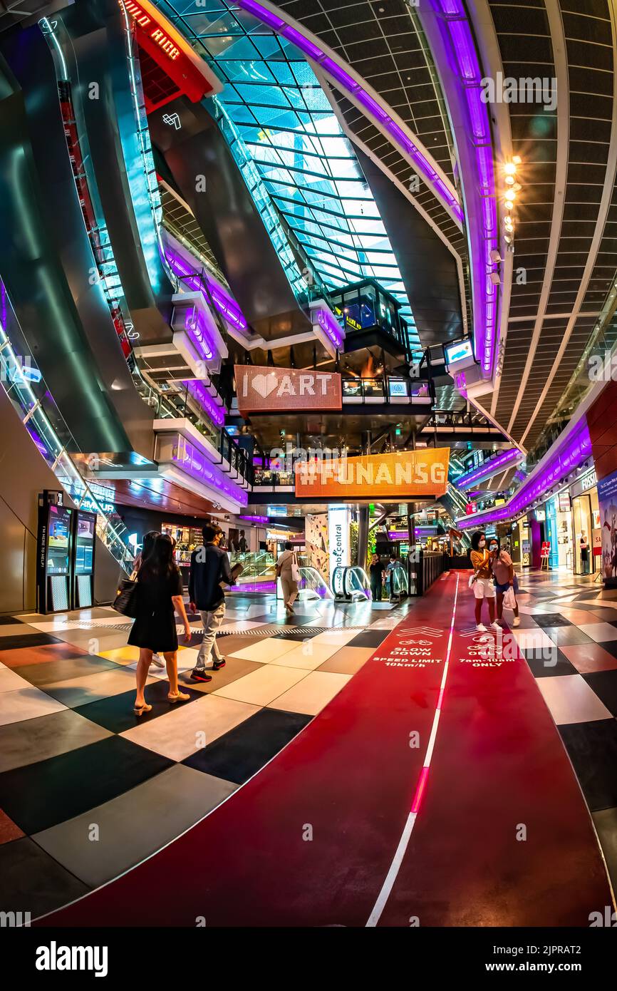 Funan mall is a social retail space for discovery, learning and ...