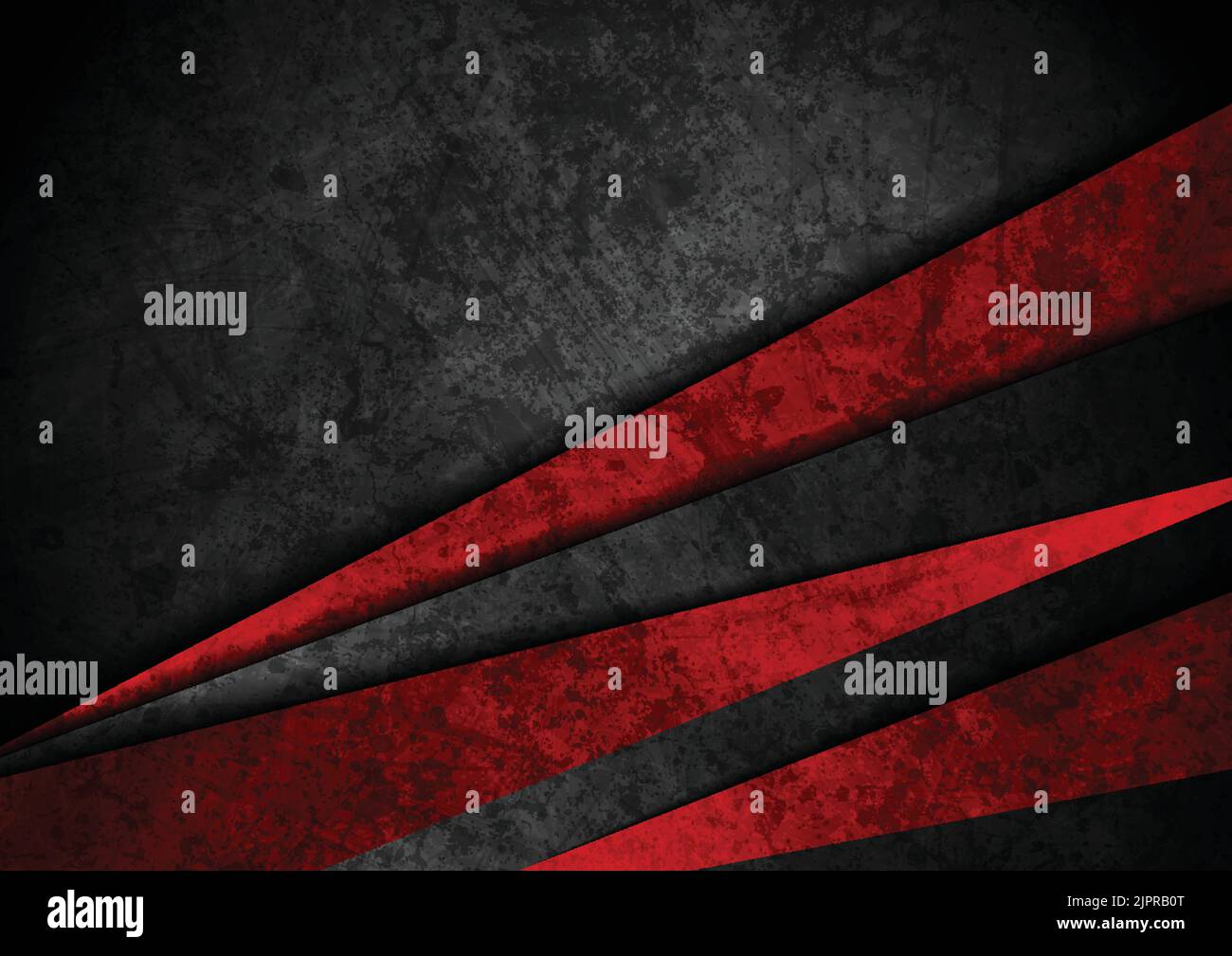 Grunge tech material contrast red and black corporate texture ...