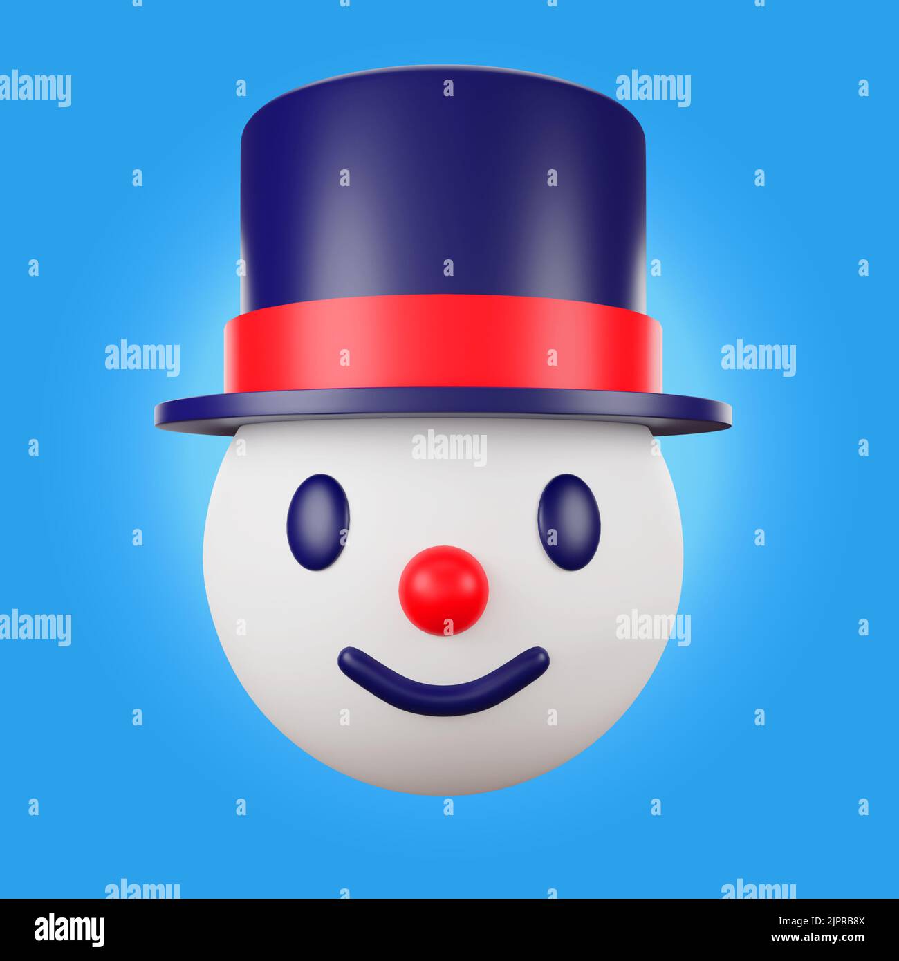 3d avatar snowman Stock Photo - Alamy