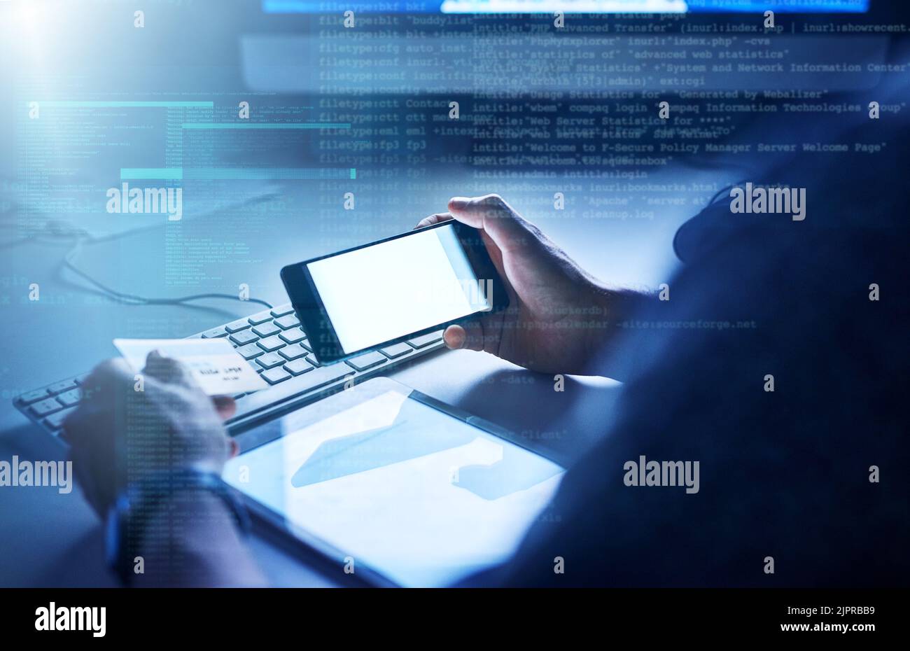 Running security checks on your banking app. an unrecognizable male ...