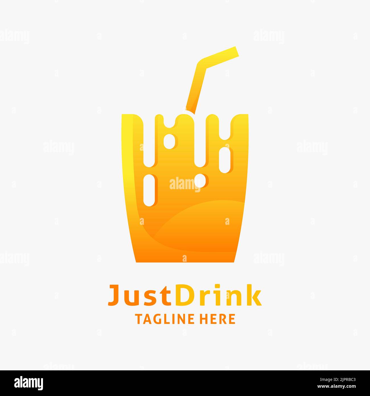 Orange juice fresh drink logo design Stock Vector Image & Art - Alamy