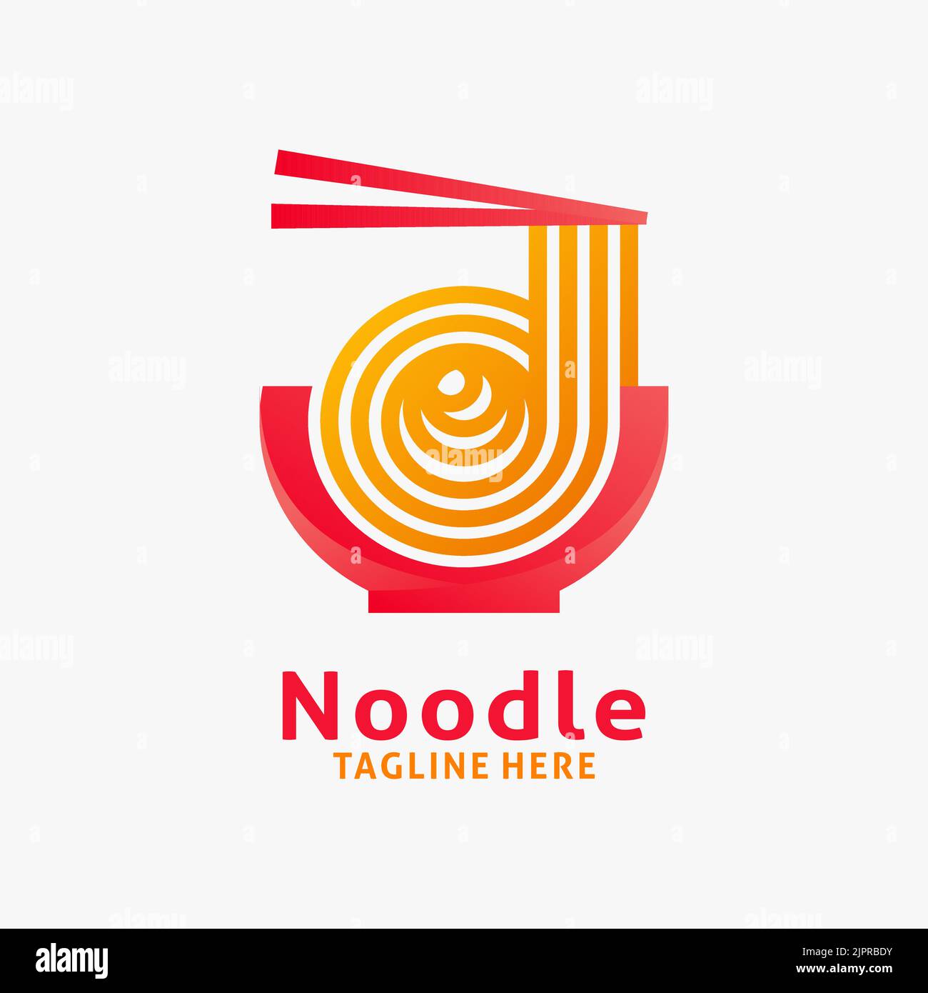 Mie logo design Stock Vector Images - Alamy
