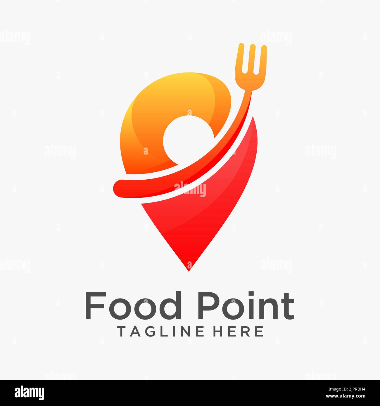 Food point logo design Stock Vector Image & Art - Alamy