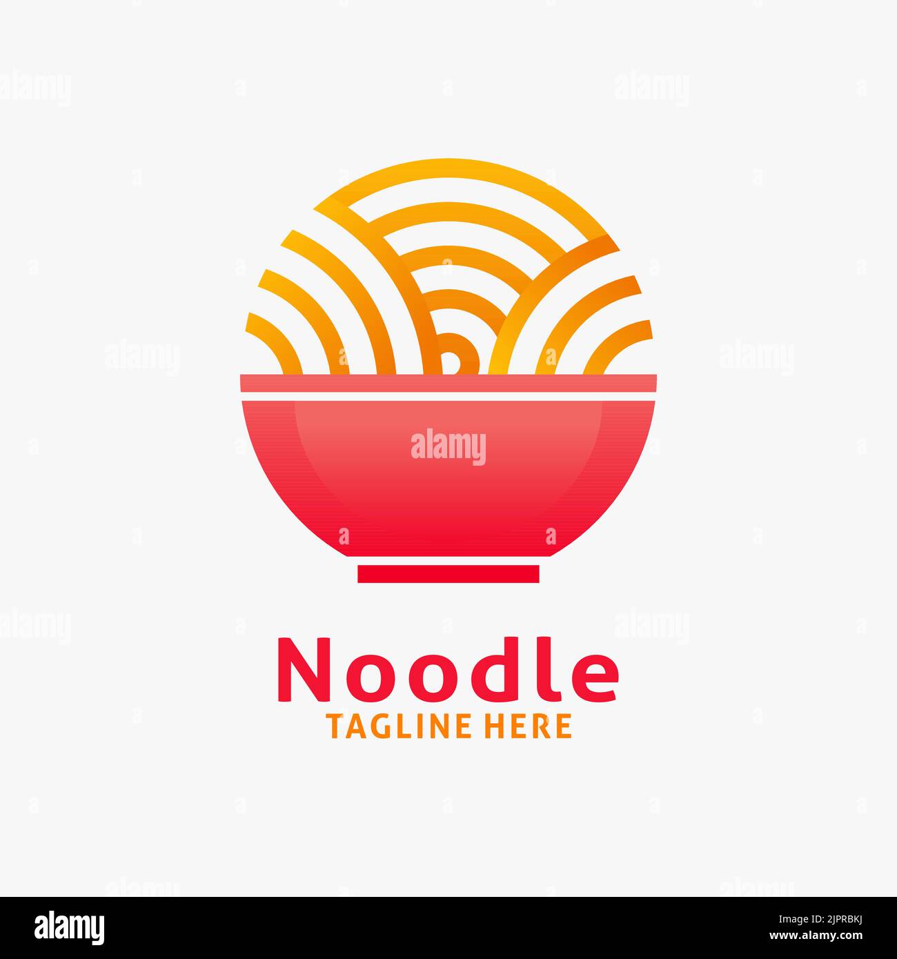 Noodle and ramen logo design in modern style Stock Vector Image & Art ...