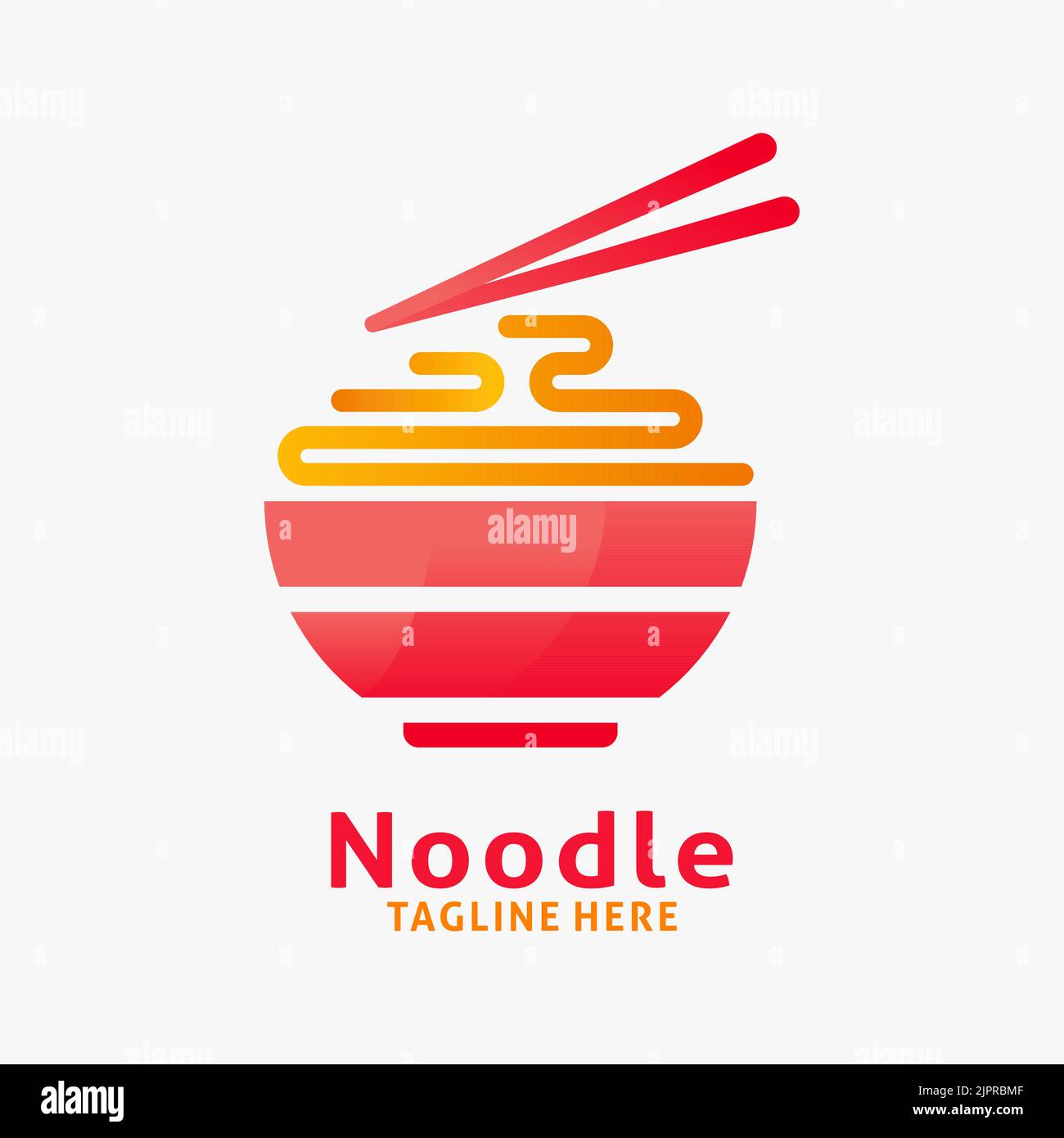 Noodle and ramen logo design in modern style Stock Vector Image & Art ...