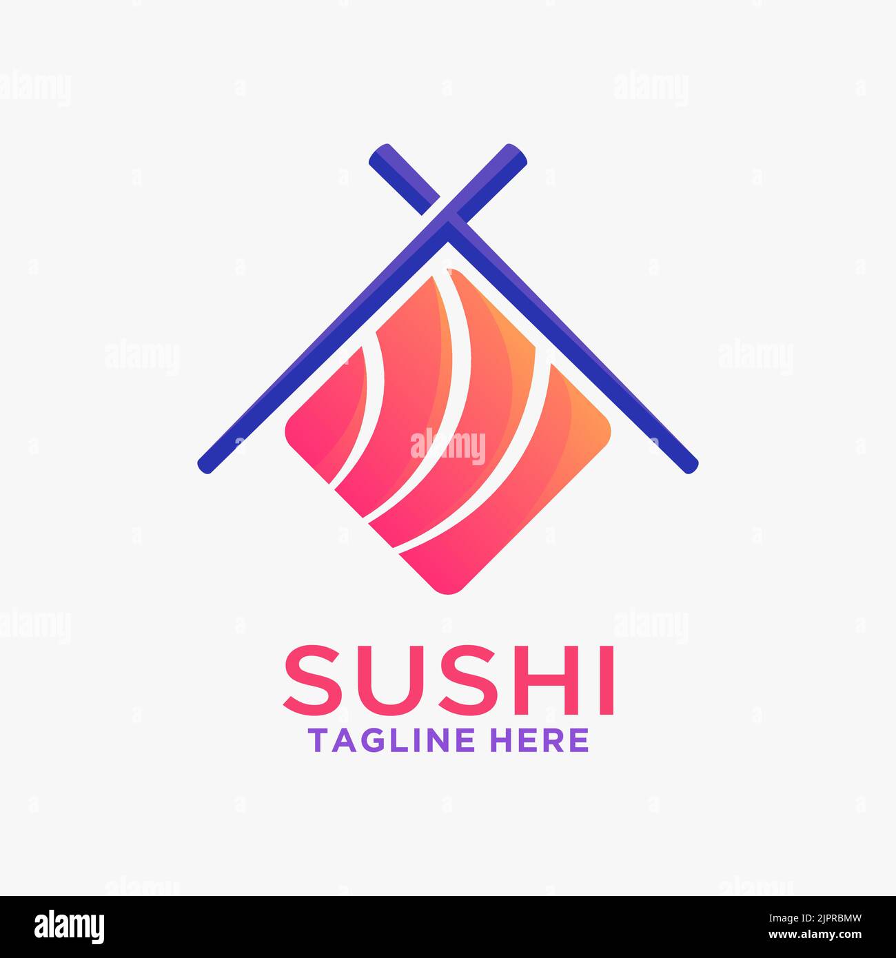 Creative sushi logo design Stock Vector Image & Art - Alamy