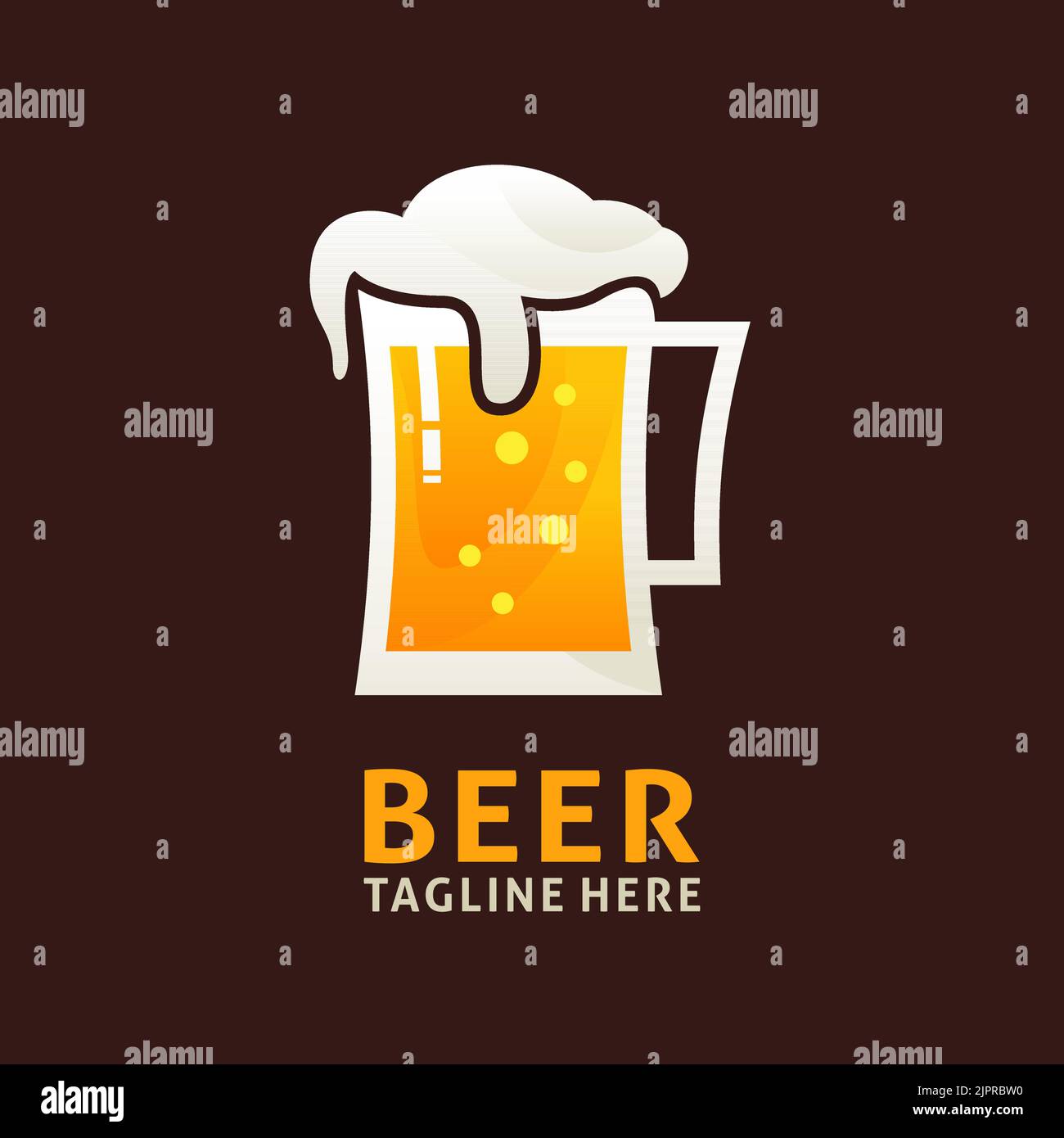 Ale logo design hi-res stock photography and images - Alamy