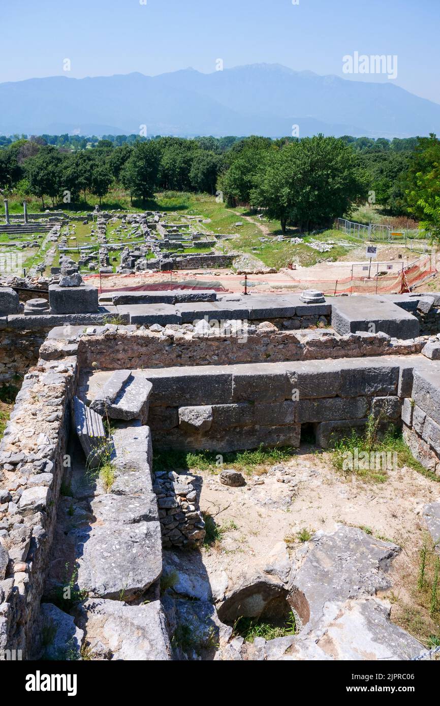 Saint-Paul's prison, Philippi archeological site, Macedonia, North ...