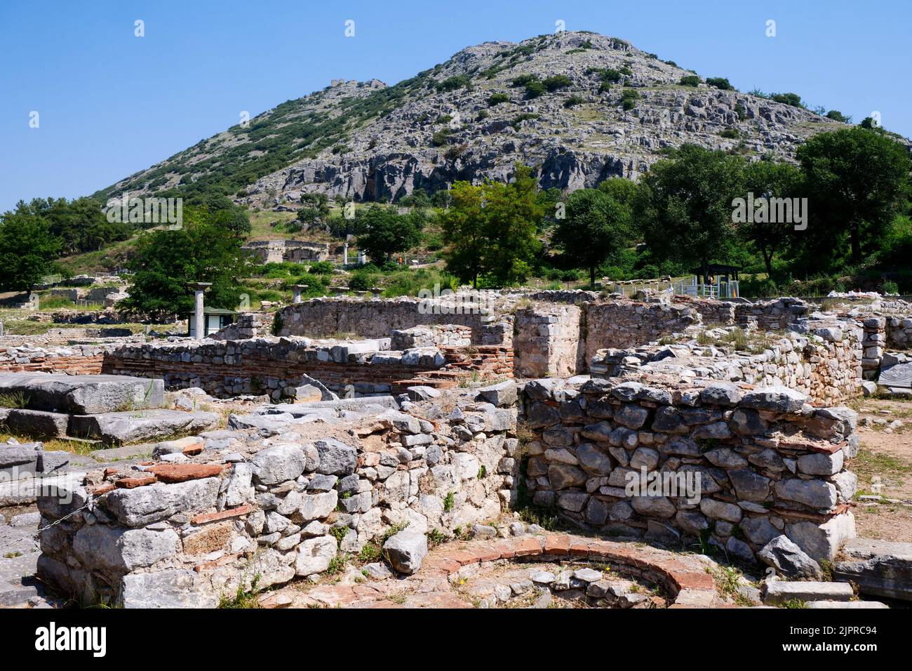 Philippi archeological site, Macedonia, North-Eastern Greece Stock ...