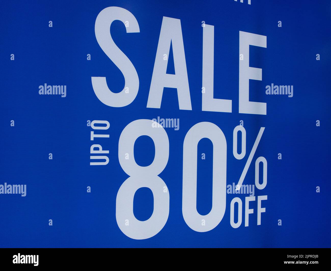 Sale posters up to 80 percents discount store discount sign showcase ...