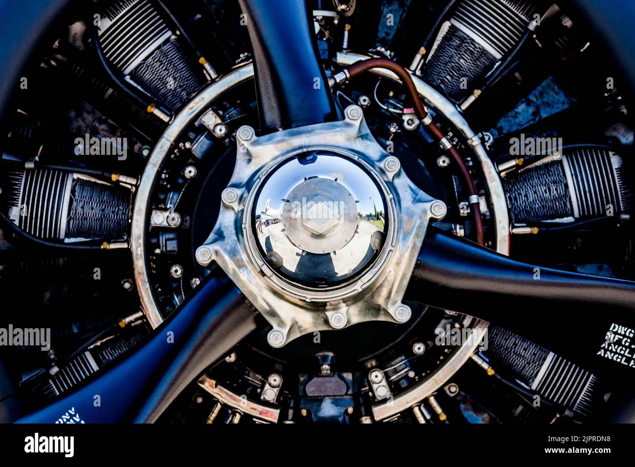 Aircraft propeller, engine, Friedrichshafen, Baden-Wuerttemberg ...