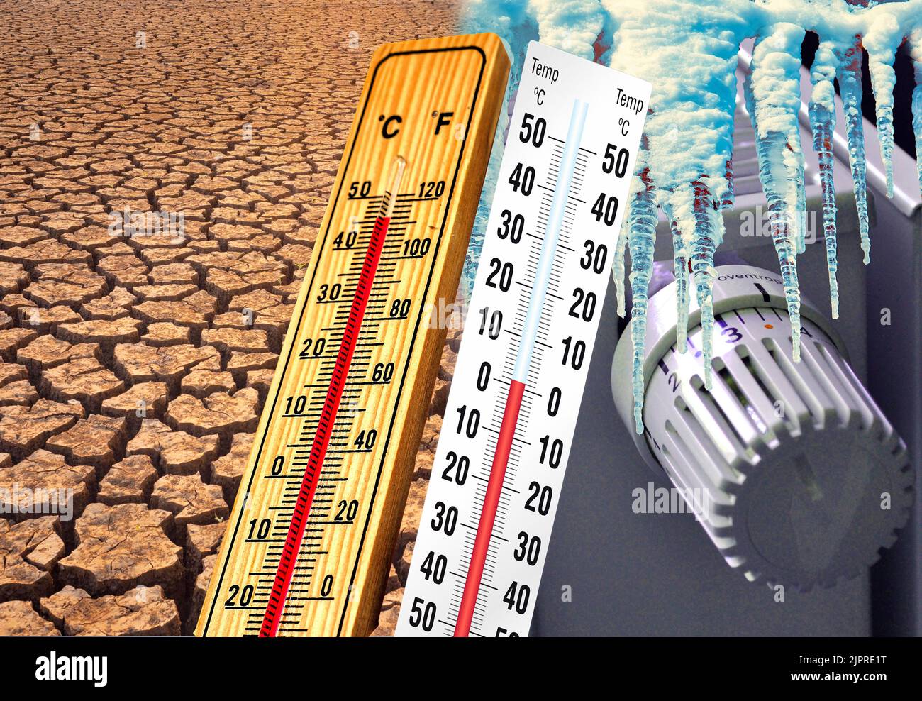 Symbolic image, water shortage, water emergency, global drought ...
