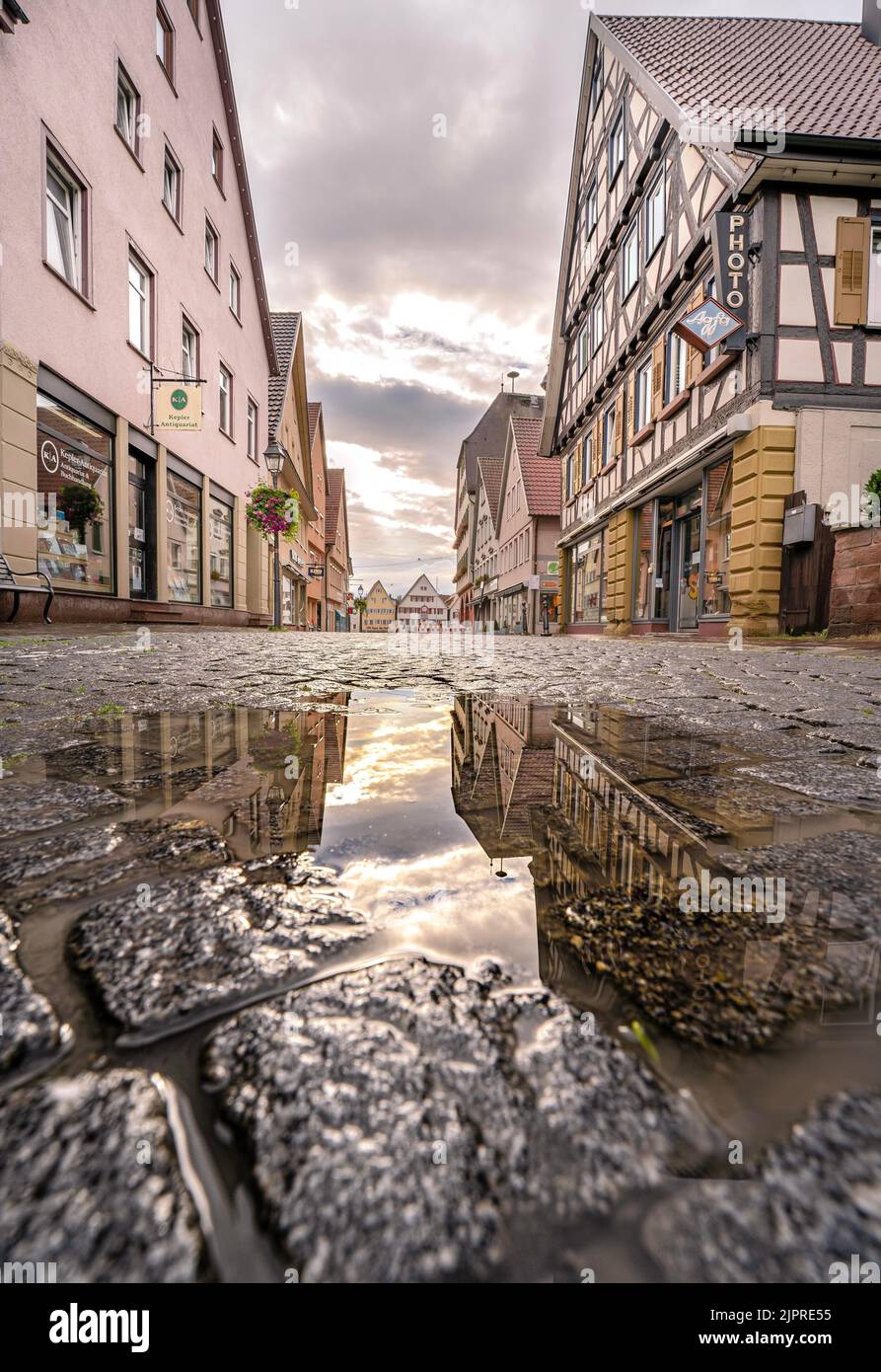 Downtown puddle hi-res stock photography and images - Alamy