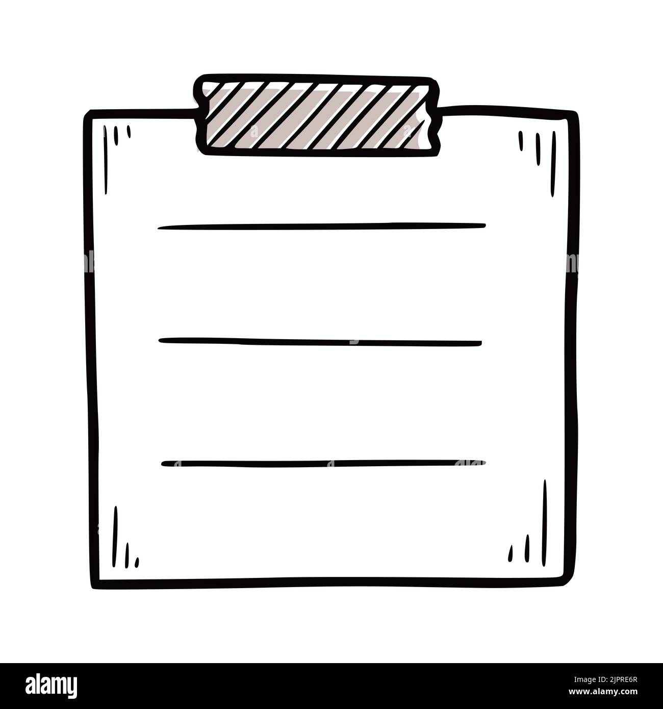 Bullet journal hand drawn note element. Doodle sketch scribble style ...