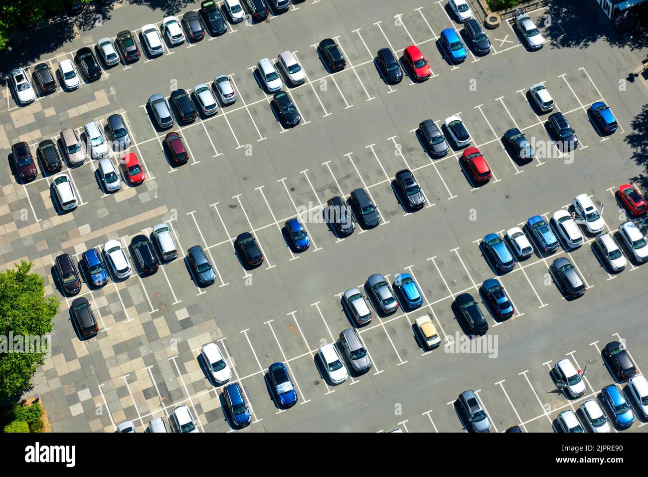 Car park view hi-res stock photography and images - Alamy