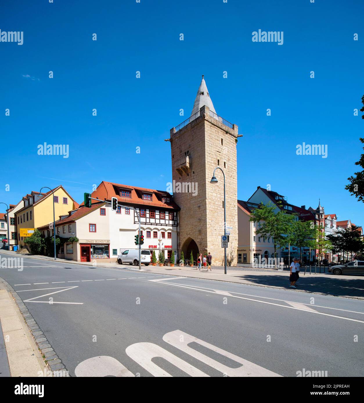 Johannistor, Old City Wall, Jena, Thuringia, Germany Stock Photo - Alamy