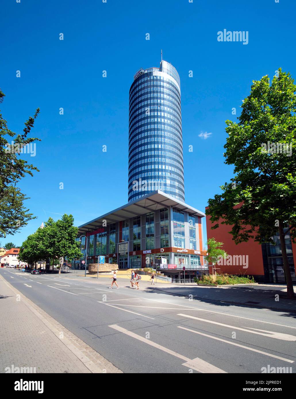 Jentower, Jena city Thuringia, Germany Stock Photo - Alamy