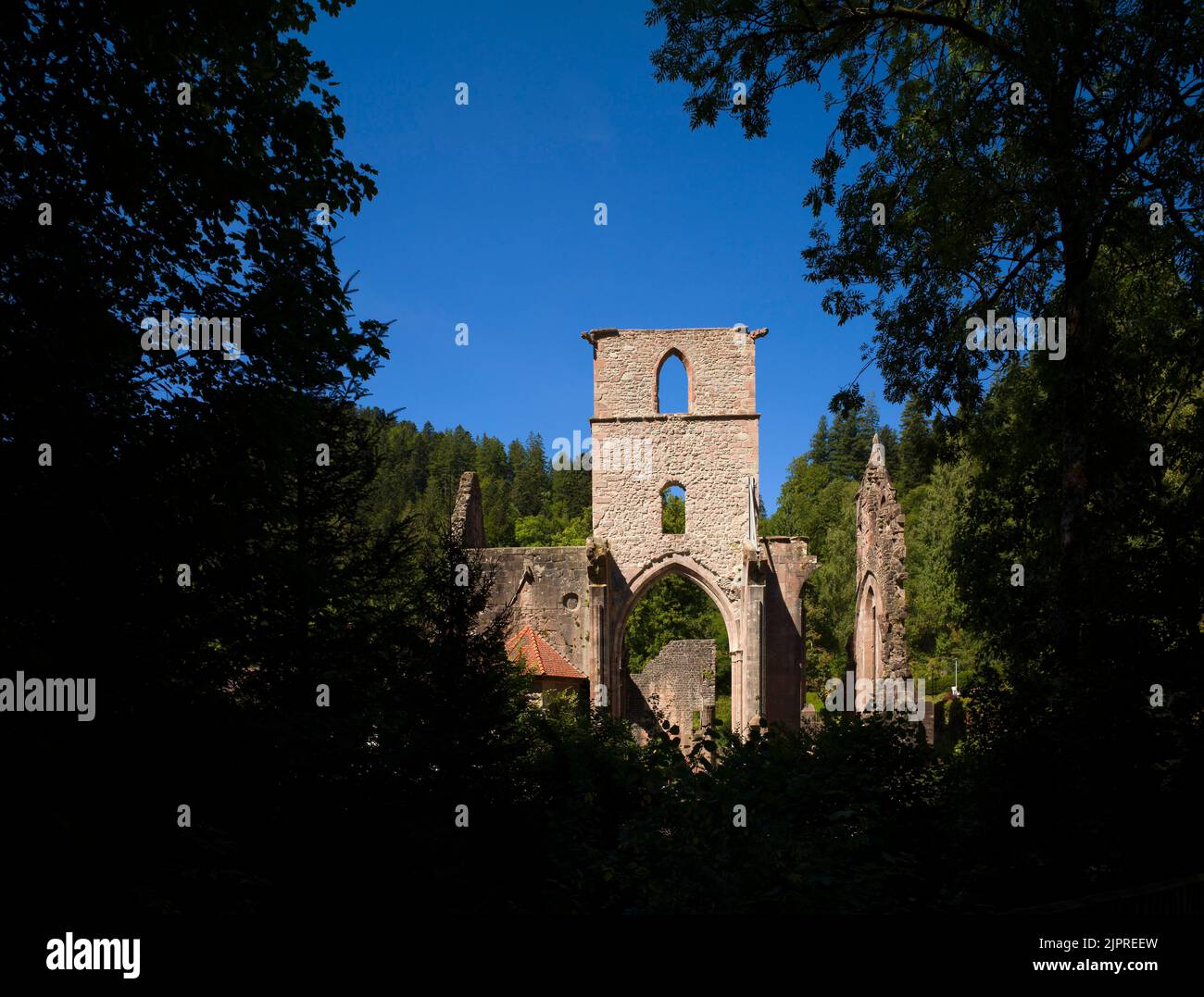 All Saints Monastery Ruins in the Black Forest National Park, Upper ...