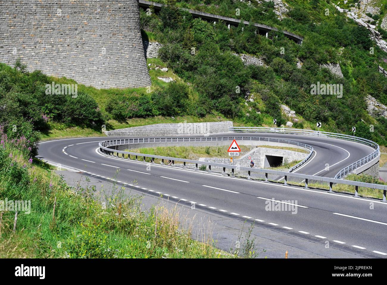 Gotthard Pass road, Switzerland Stock Photo - Alamy