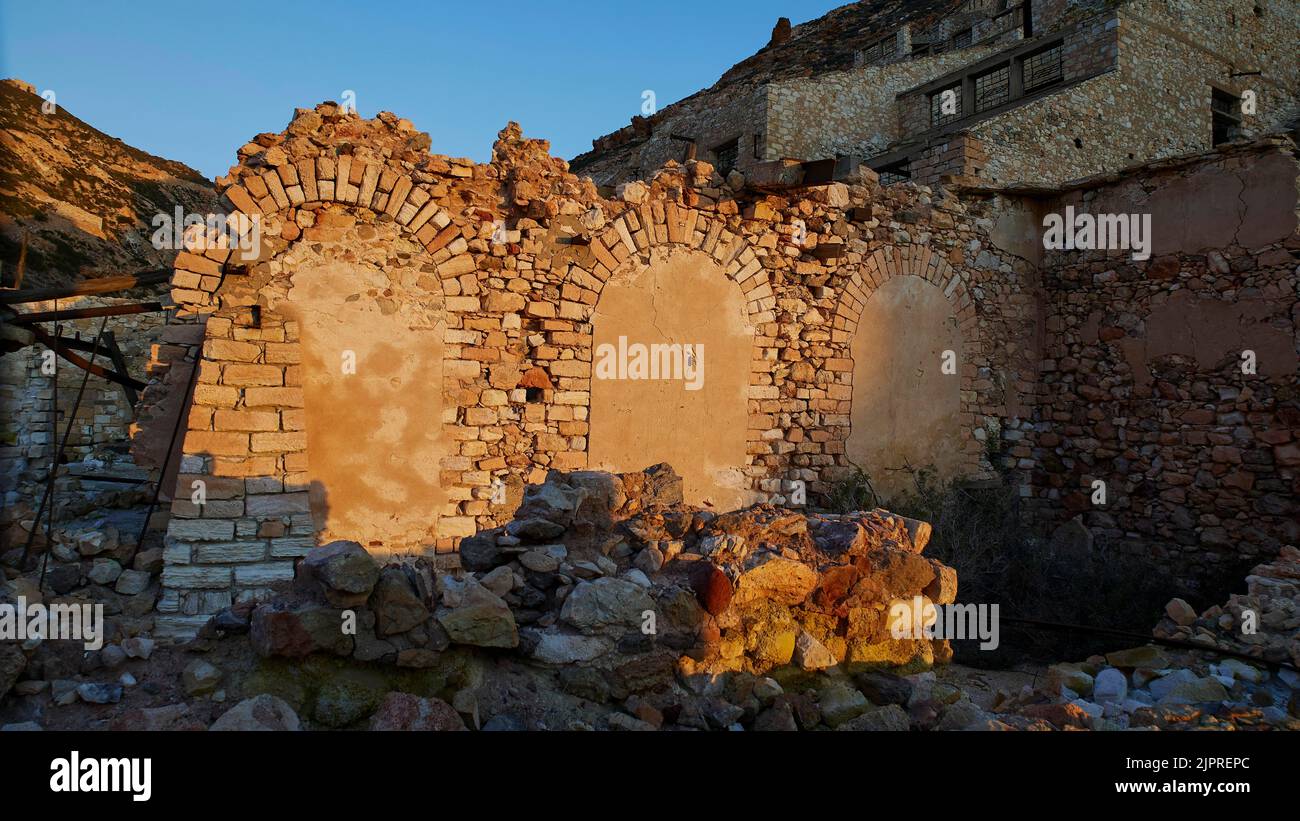Morning light, sunrise, Lost Places, Old Sulphur Mine, Thiorichia ...