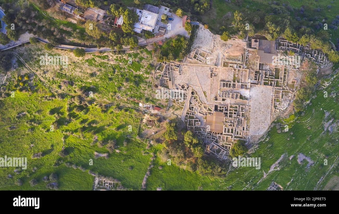 Drone shot, Afternoon light, General view, Complete palace hill, Palace ...