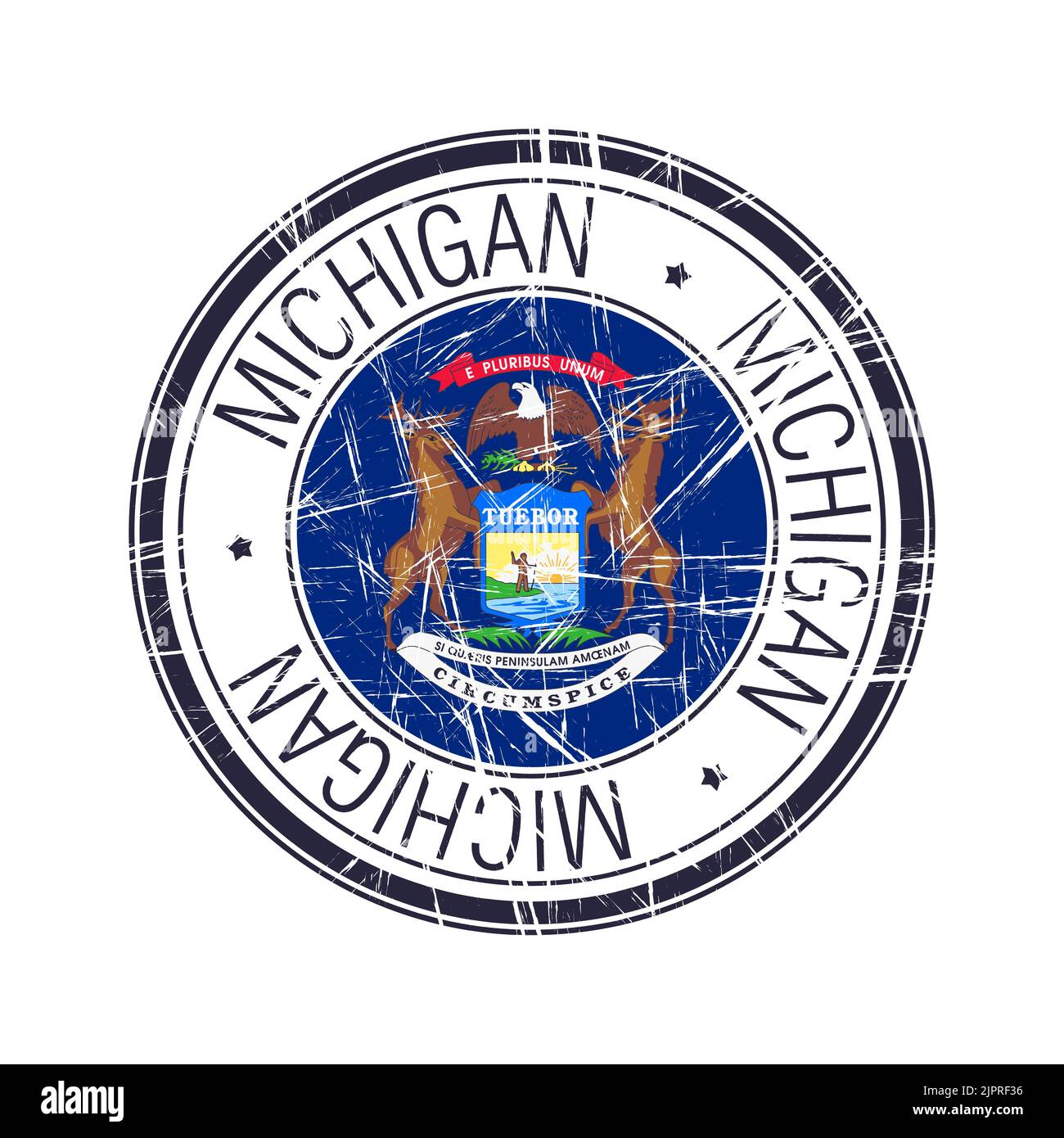 Michigan icon hi-res stock photography and images - Alamy