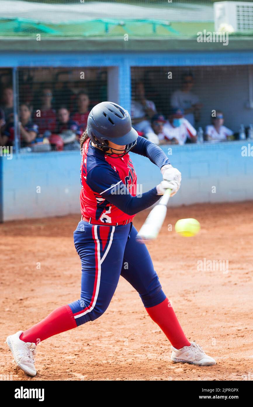 SHELDON Melany of Bollate team (ITA) during the Softball 2022 Women's ...