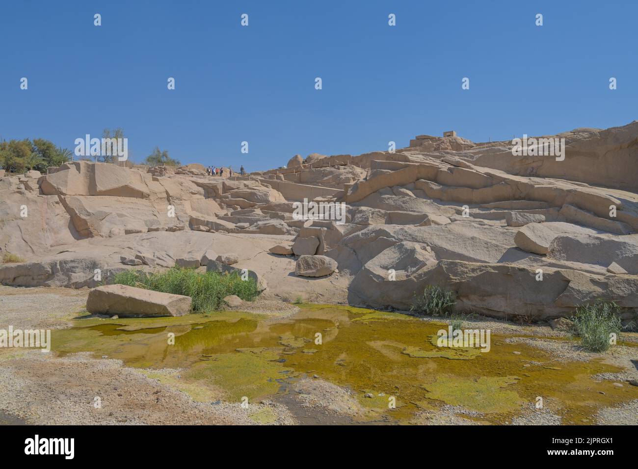 Rose granite quarry, Aswan, Egypt Stock Photo - Alamy