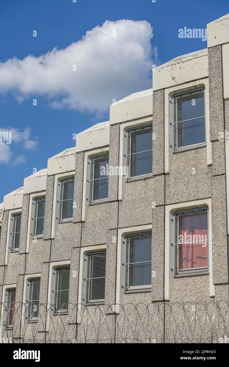 Cells, barred windows, Ploetzensee Prison, Friedrich-Olbricht-Damm ...