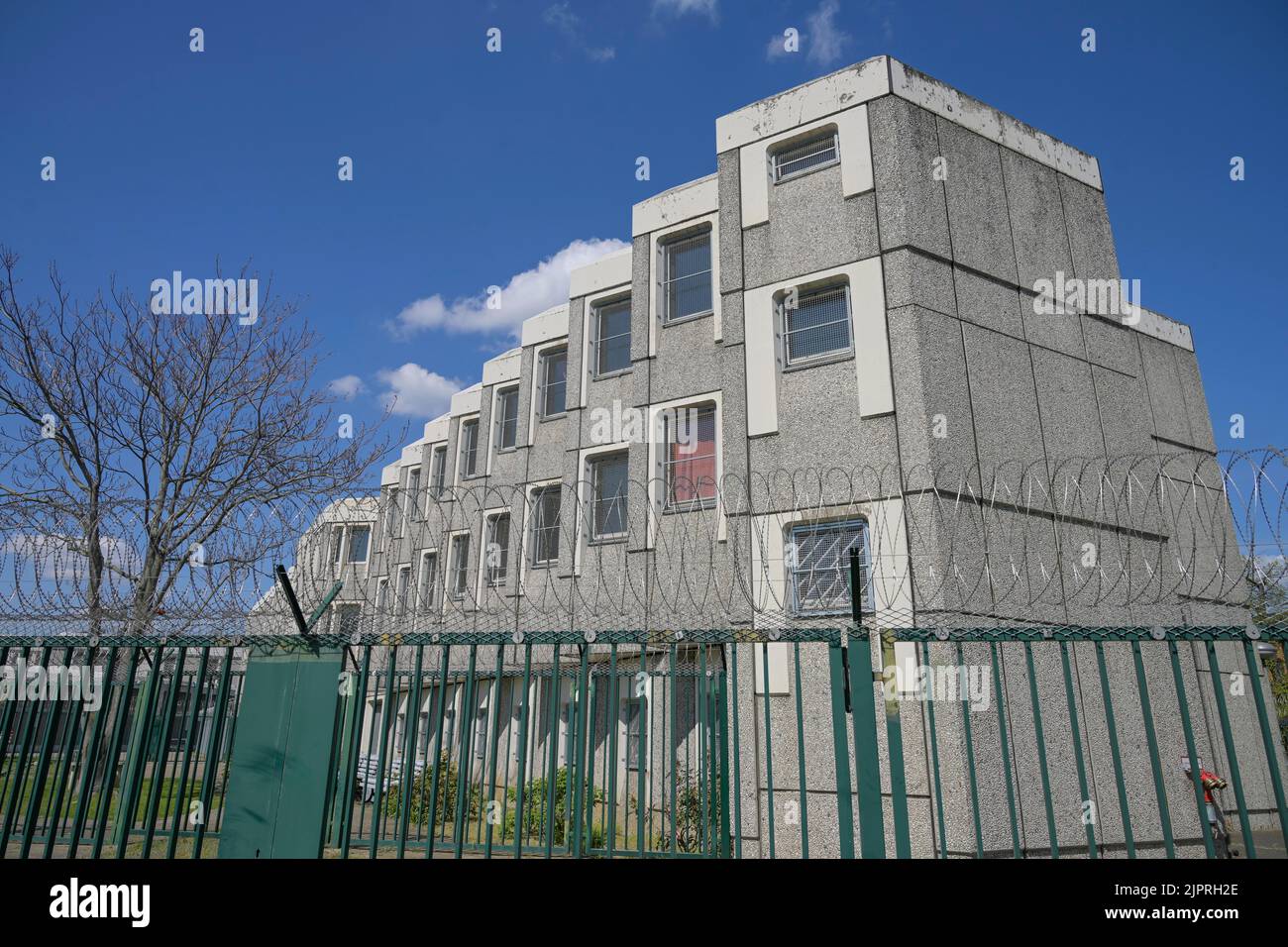 Cells, barred windows, Ploetzensee Prison, Friedrich-Olbricht-Damm ...
