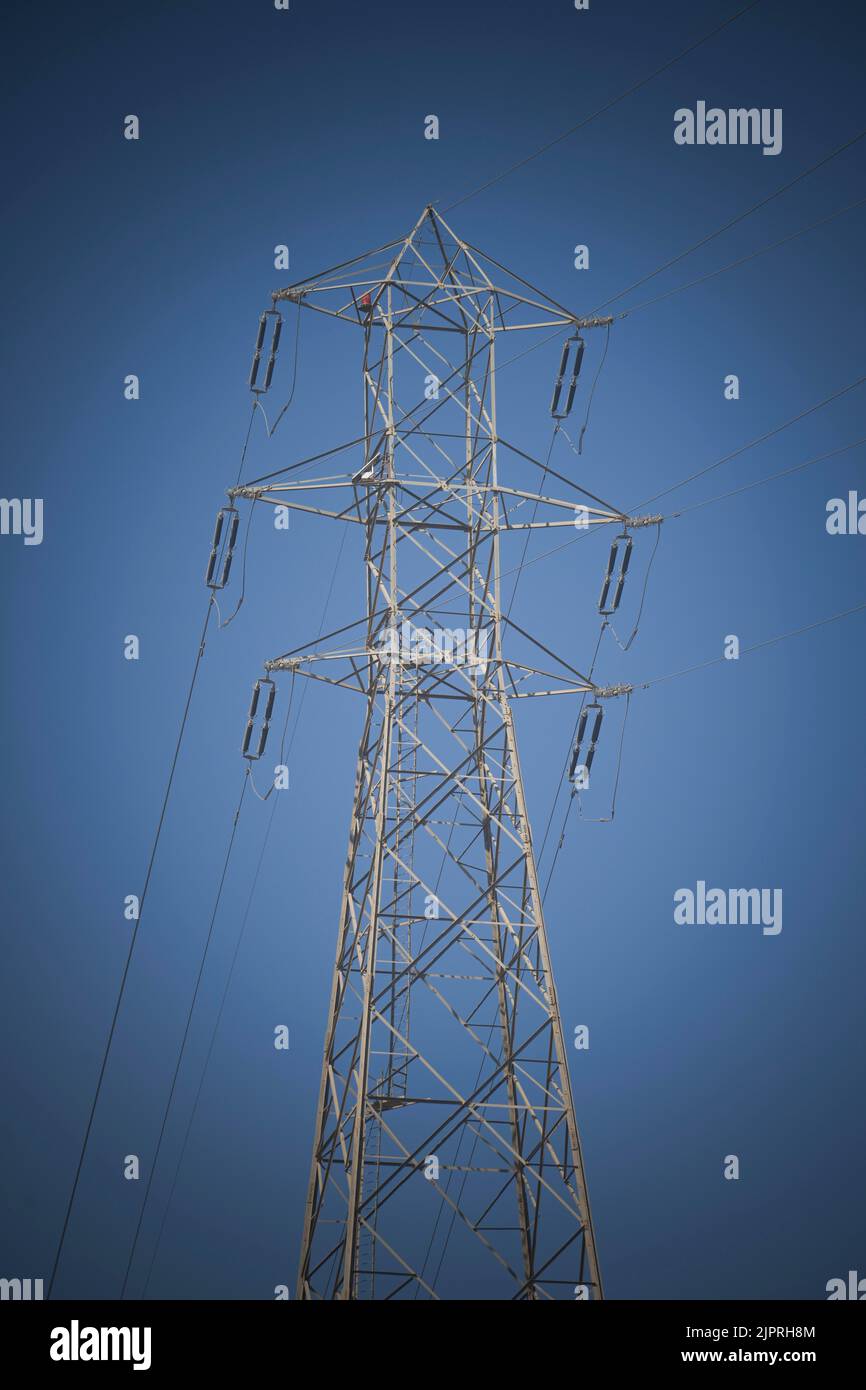 Electricity pylon egypt hi-res stock photography and images - Alamy