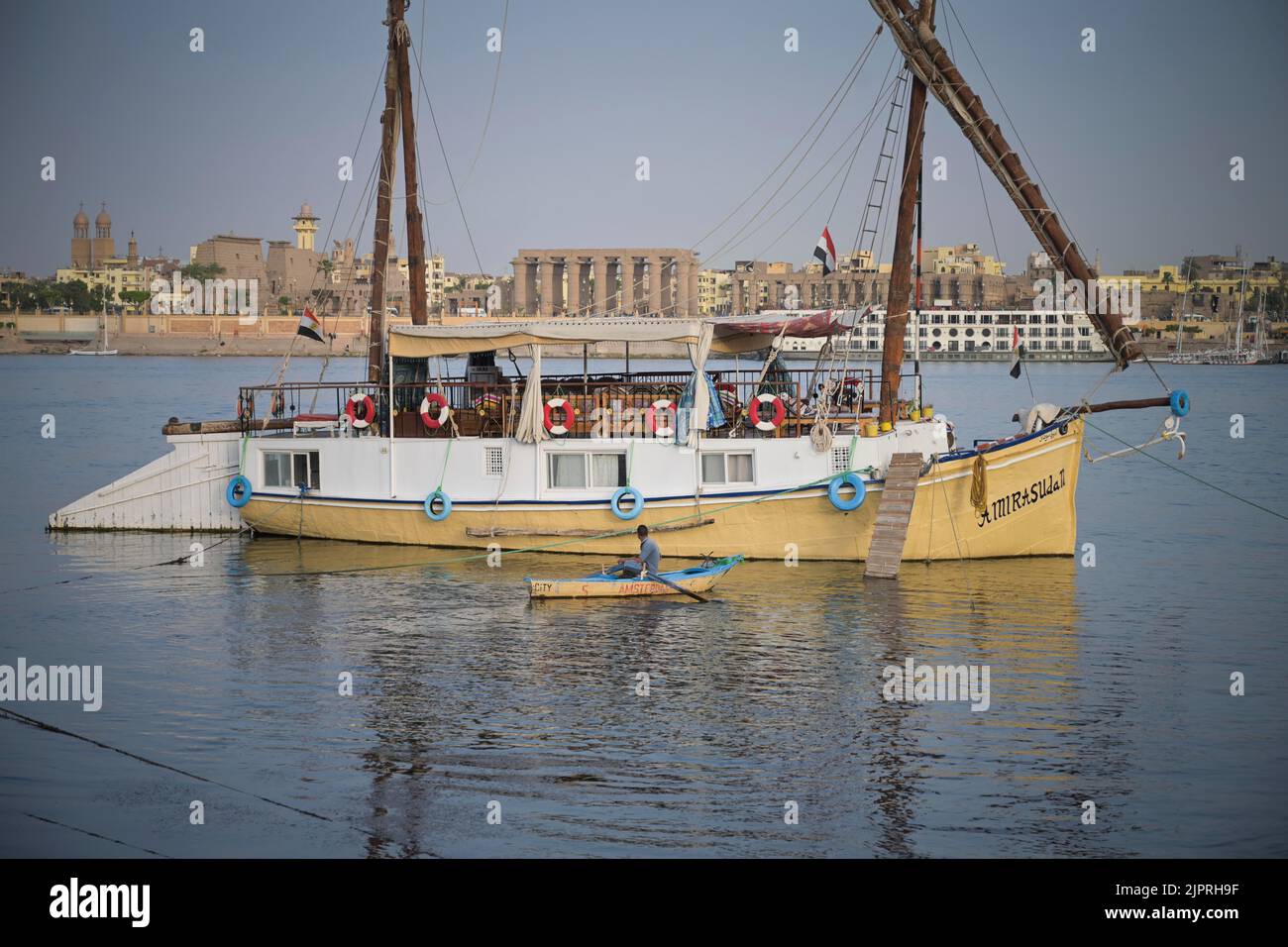 Hotel boat Sandal Amira Sudan, Luxor, Egypt Stock Photo - Alamy