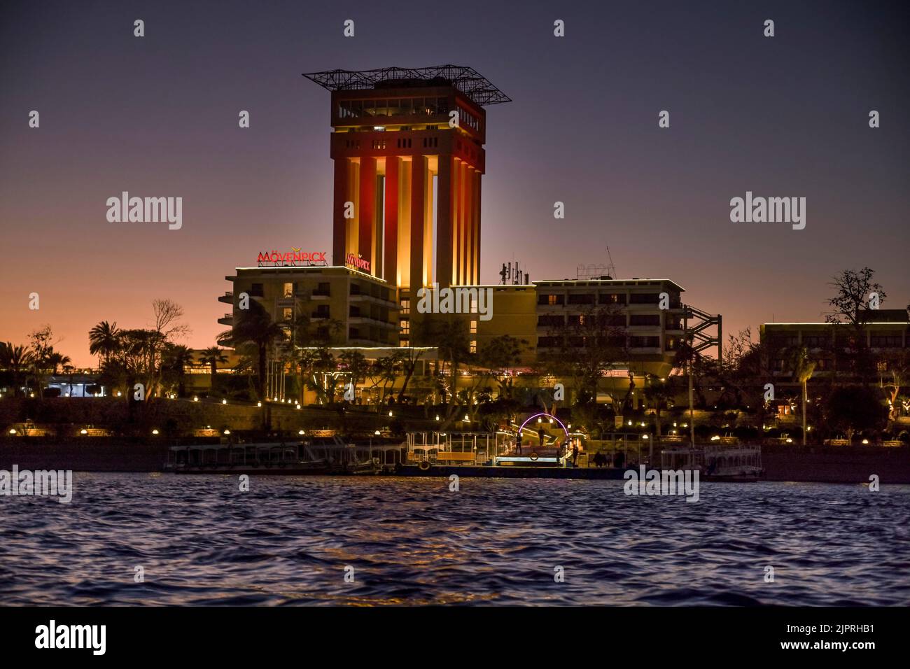 Hotel Moevenpick Resort Aswan, Nile, Elephantine Island, Aswan, Egypt ...