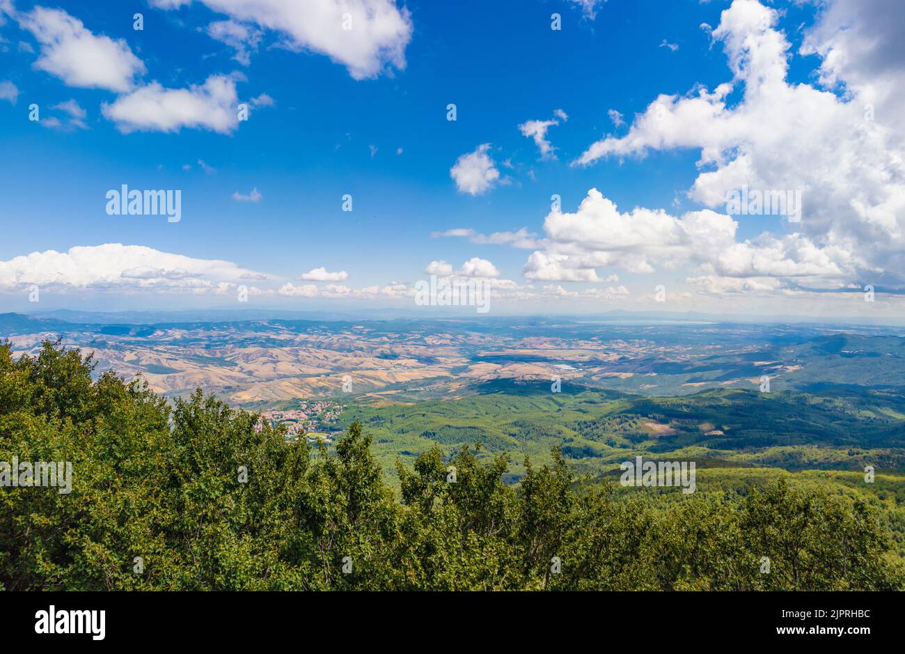 Monte Amiata (Italy) - In Val d'Orcia, Tuscany, soar the Amiata mount ...