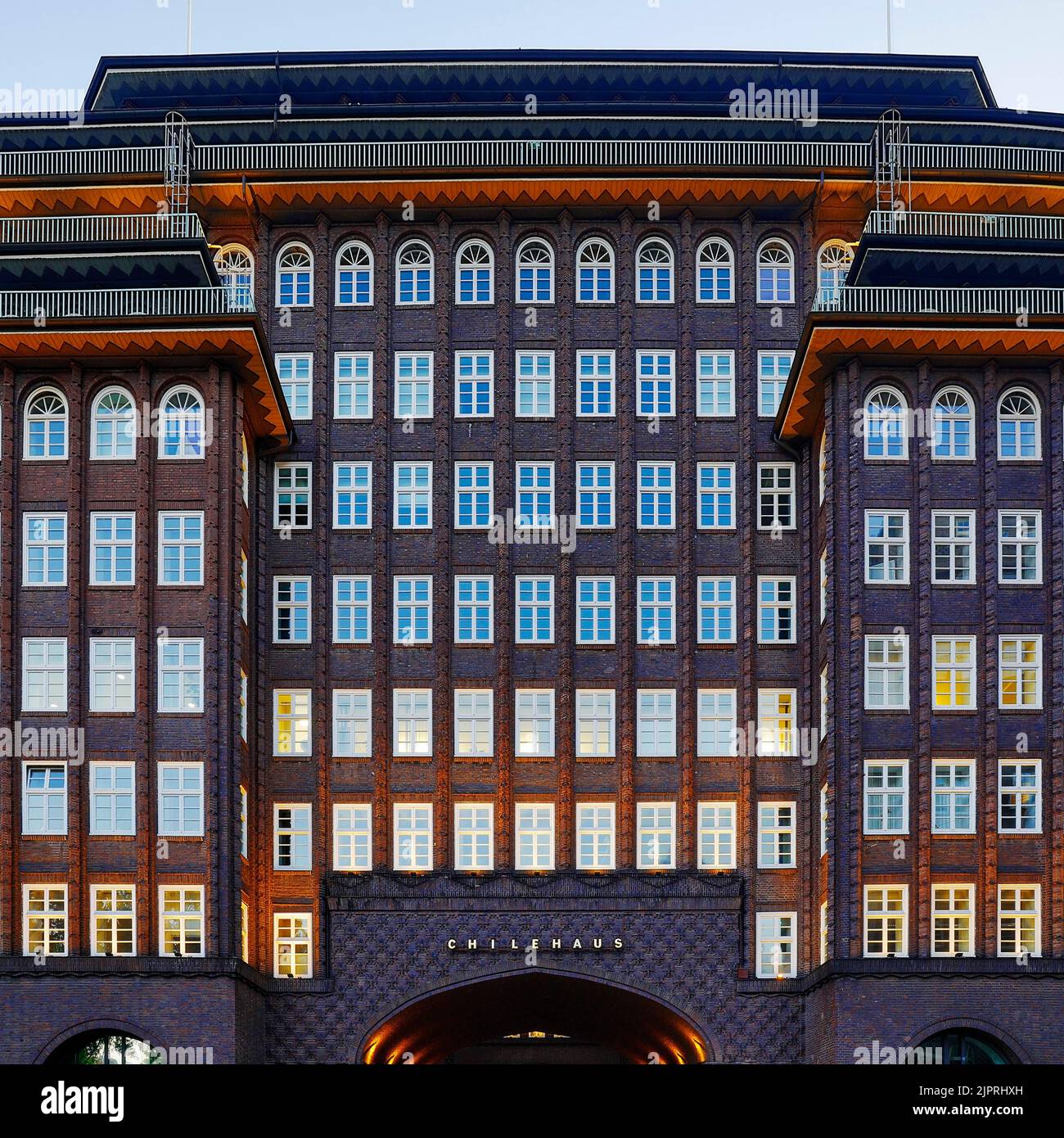Chilehaus, former office building, brick expressionism, architect Fritz ...