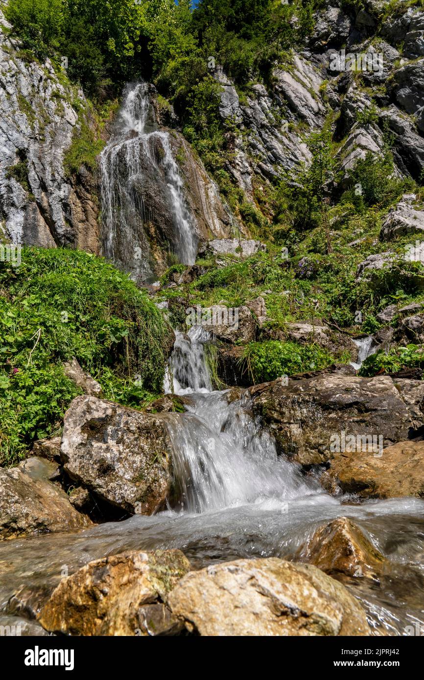 Stiegenbach Waterfall, Going am Wilden Kaiser, Tyrol, Kufstein, Wilder ...