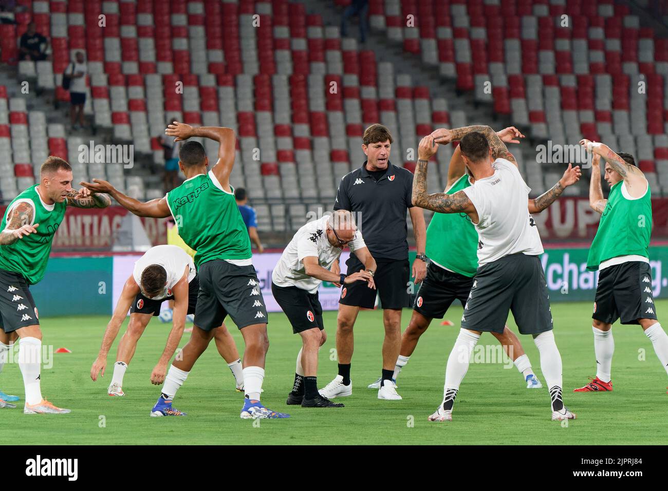 San Nicola stadium, Bari, Italy, August 19, 2022, coach Michele Mignani ...