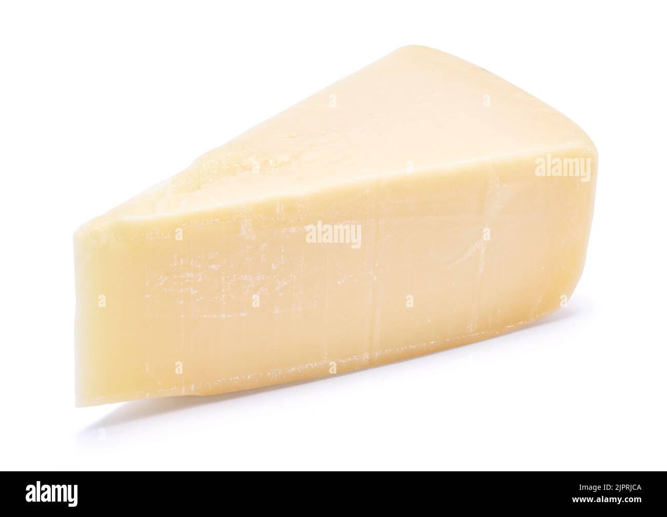 Piece of parmesan cheese isolated on white background Stock Photo - Alamy